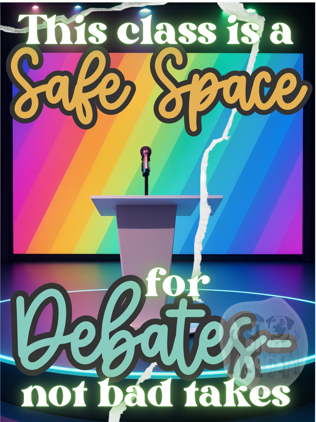 Debate Classroom Poster – Digital Download | "safe Space for Debates ...