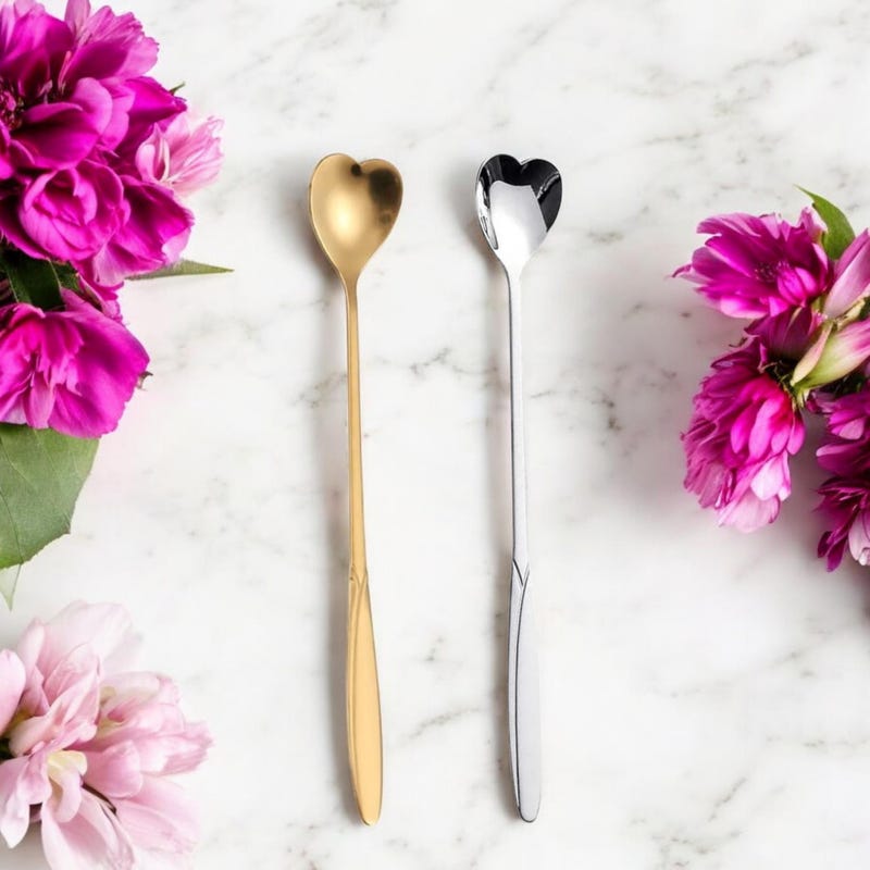 Heart Shaped Spoons - Etsy