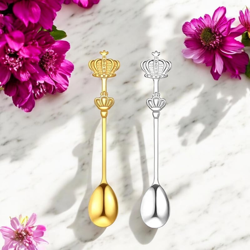 Gold Tea Spoons Favors - Etsy