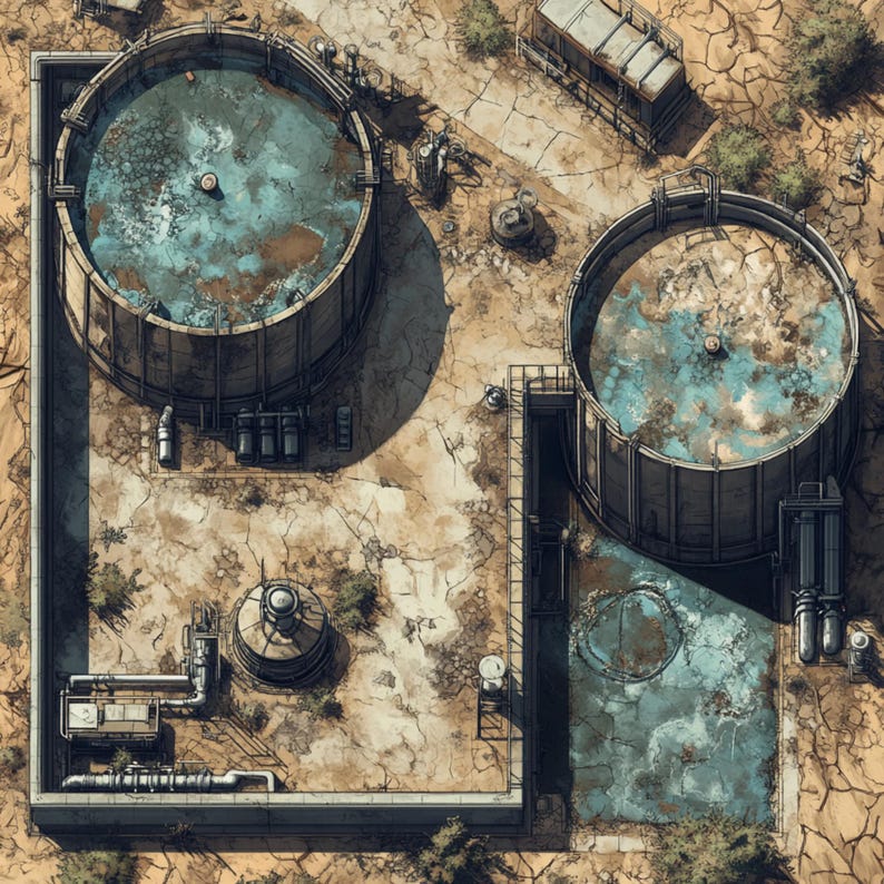 150+ Wastelands Battlemap Bundle, RPG Battle Grids, D&D, Tabletop Maps ...