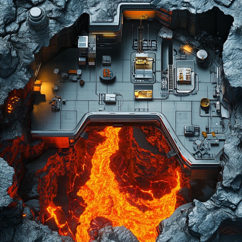 110+ Futuristic Battlemap Bundle, Sci-fi RPG Grids, Cyberpunk Maps ...