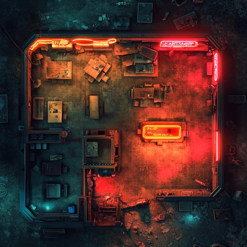 100+ Urban Survival Battlemap Bundle, RPG Battle Grids, D&D, Tabletop ...