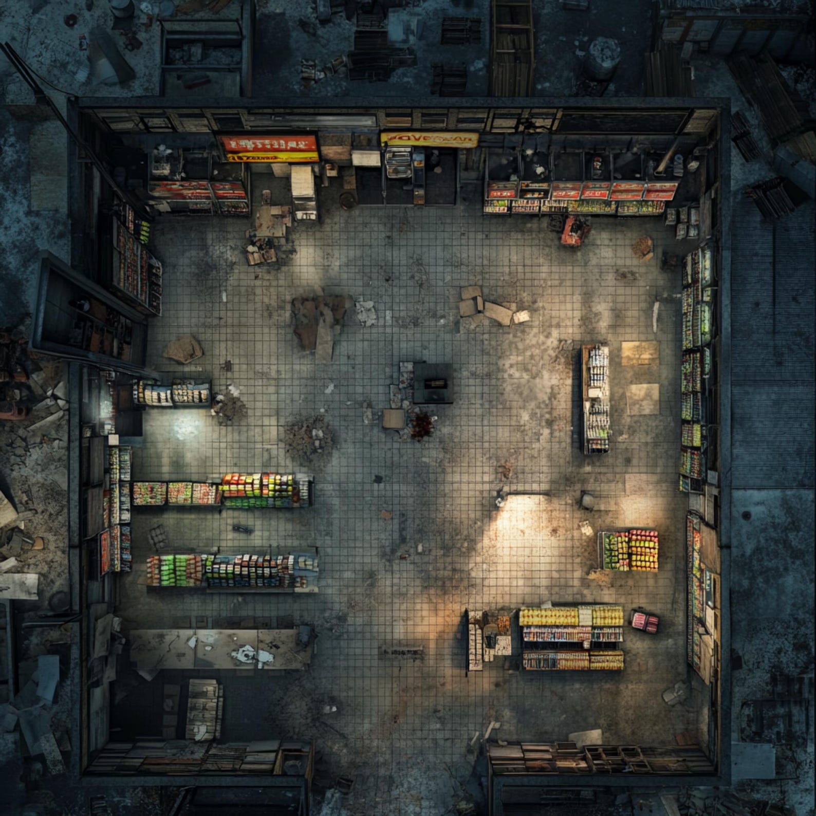100+ Urban Survival Battlemap Bundle, RPG Battle Grids, D&D, Tabletop ...