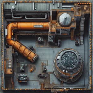 70+ Cyberpunk Battlemap Bundle, RPG Battle Grids, D&D, Tabletop Maps ...