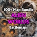 100+ Alien Worlds Battlemap Bundle, Sci-fi Battle Grids, D&D, TTRPG ...