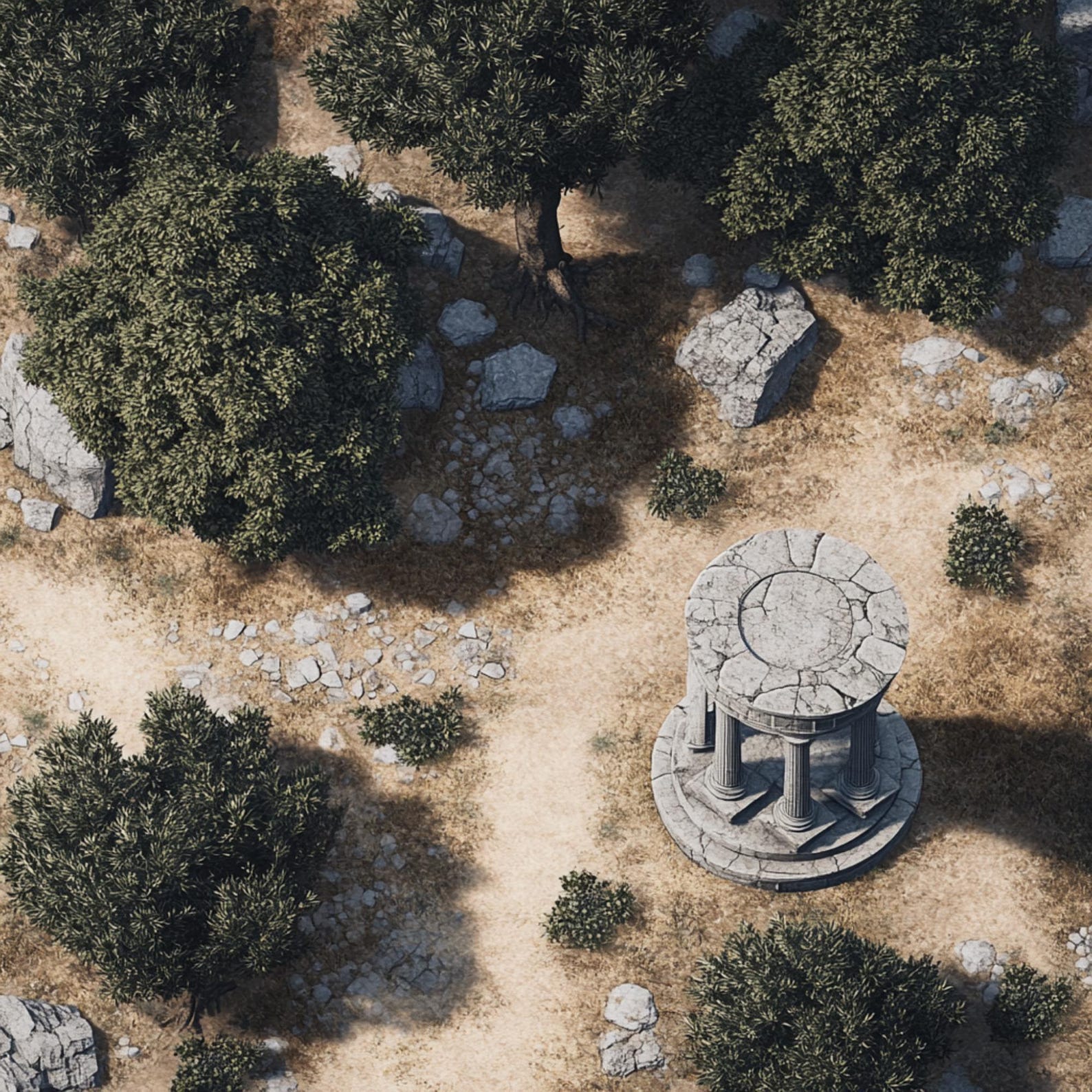 90+ Ancient Greece & Roman Empire Battlemap Bundle, RPG Battle Grids ...