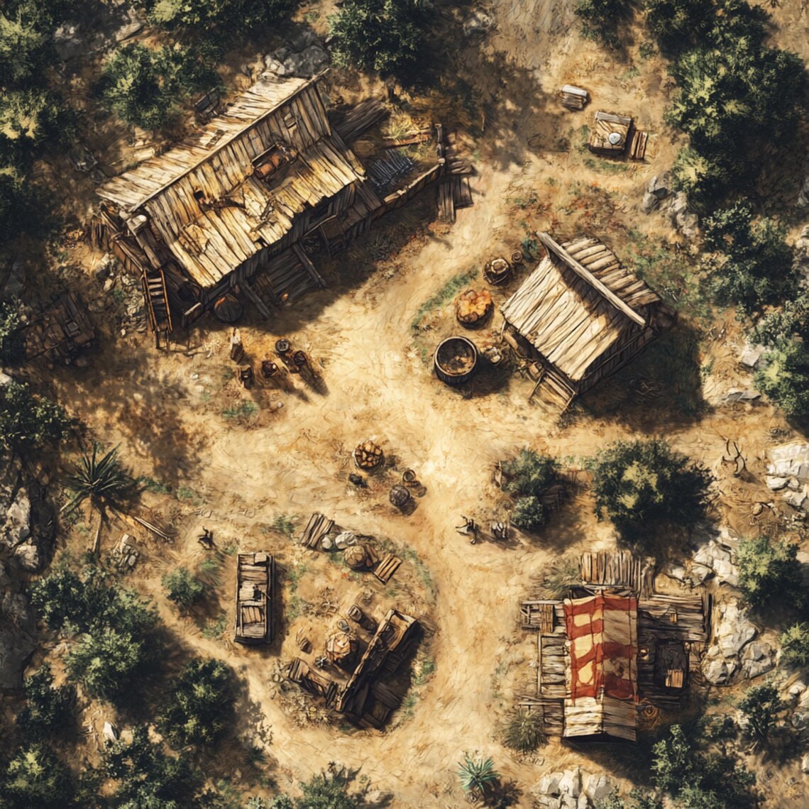 80+ Western Battlemap Bundle, RPG Battle Grids, D&D, Tabletop Maps ...