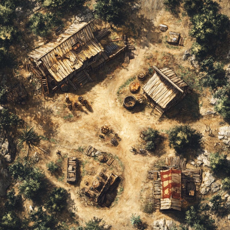 80+ Western Battlemap Bundle, RPG Battle Grids, D&D, Tabletop Maps ...