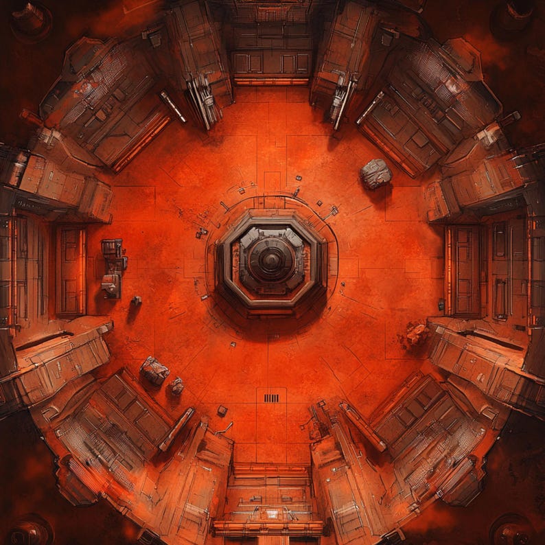 110+ Futuristic Battlemap Bundle, Sci-fi RPG Grids, Cyberpunk Maps ...