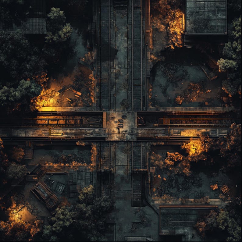 100+ Urban Survival Battlemap Bundle, RPG Battle Grids, D&D, Tabletop ...