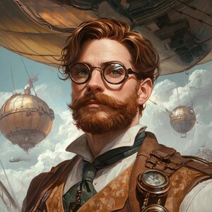 120+ Steampunk Character Design Bundle, Digital Art, Victorian ...