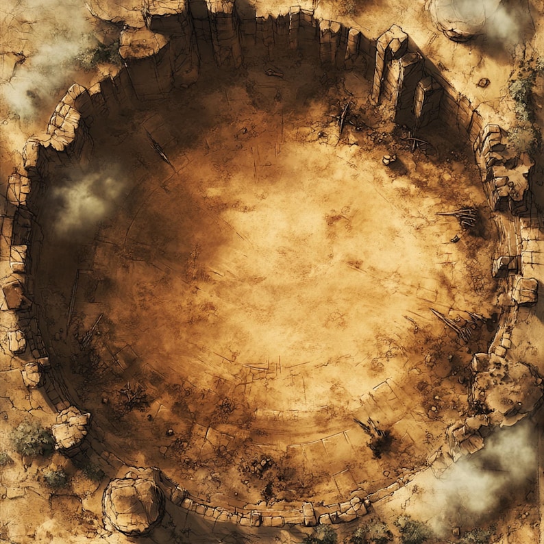 110+ Arena Battlemap Bundle, RPG Battle Grids, D&D, Tabletop Maps, High ...