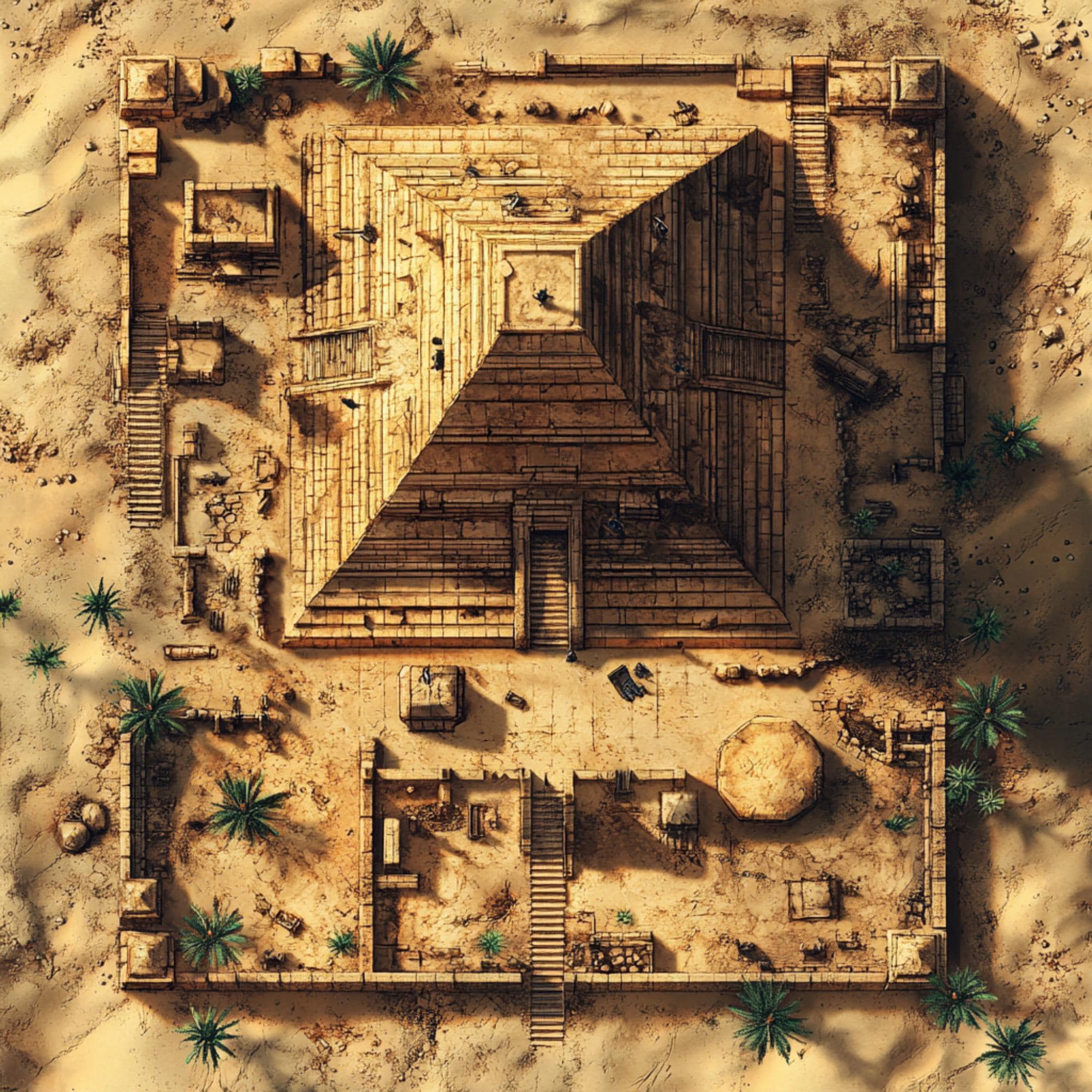 130+ Desert Battlemap Bundle, RPG Battle Grids, D&D, Tabletop Maps ...