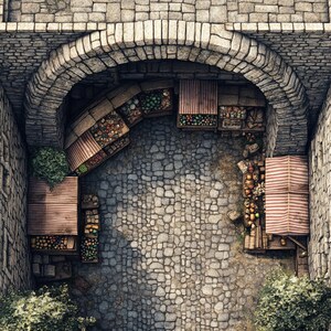 140+ Slums, Back Alleys & Black Markets Battlemap Bundle, RPG Battle ...