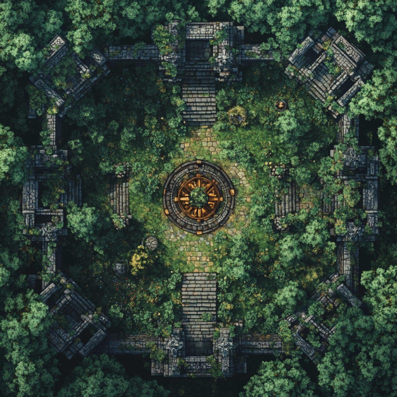 80+ Fantasy Battlemap Bundle, RPG Battle Grids, D&D, Tabletop Maps ...