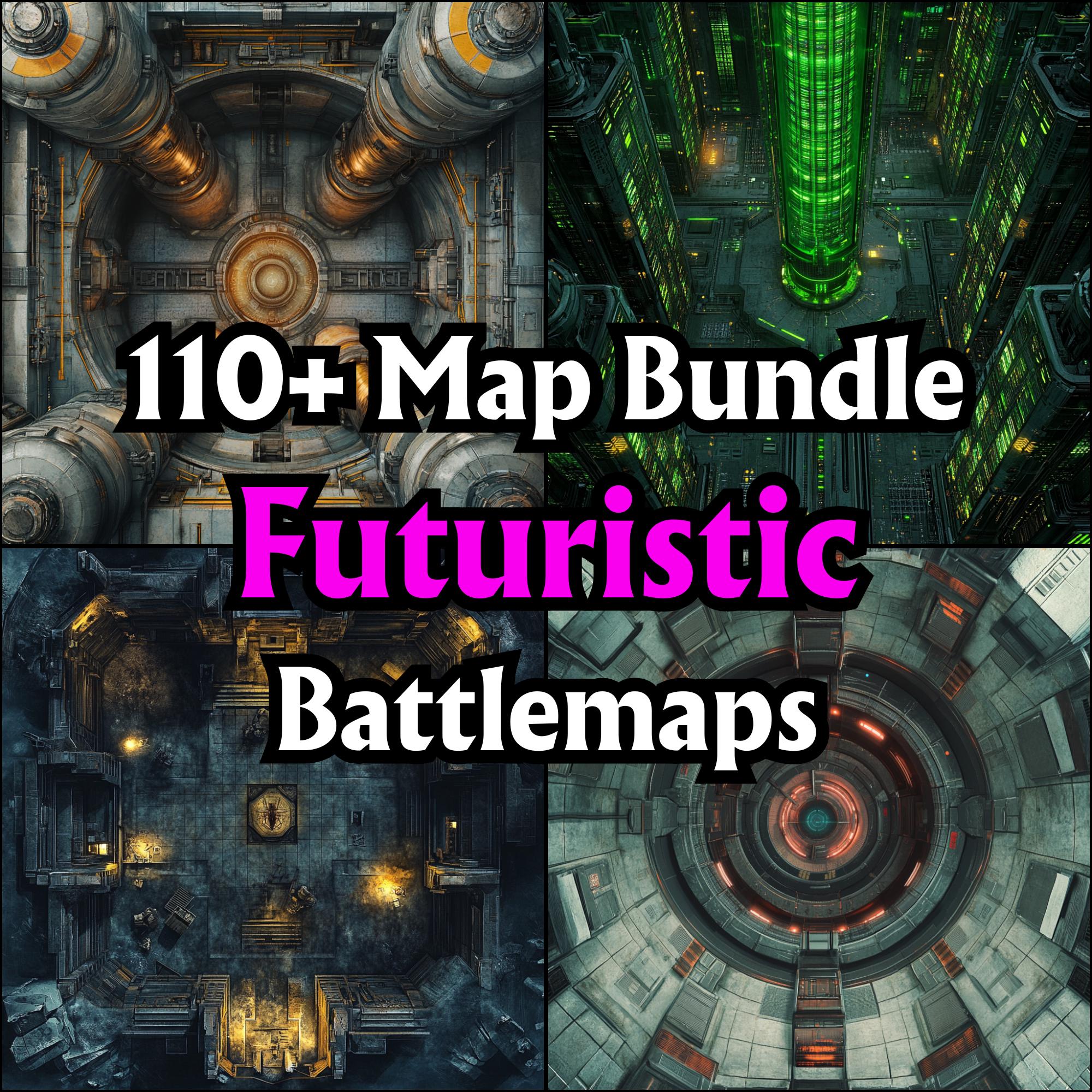 110+ Futuristic Battlemap Bundle, Sci-fi RPG Grids, Cyberpunk Maps ...