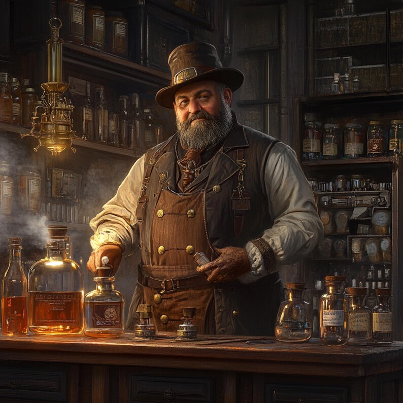 120+ Steampunk Character Design Bundle, Digital Art, Victorian Aesthetic, Inventors, High Detail ...