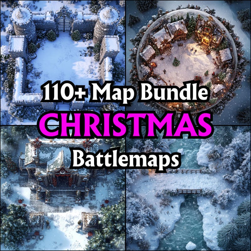 Christmas Dnd Battlemap - Etsy