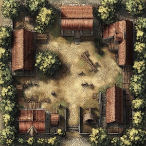 140+ Slums, Back Alleys & Black Markets Battlemap Bundle, RPG Battle ...