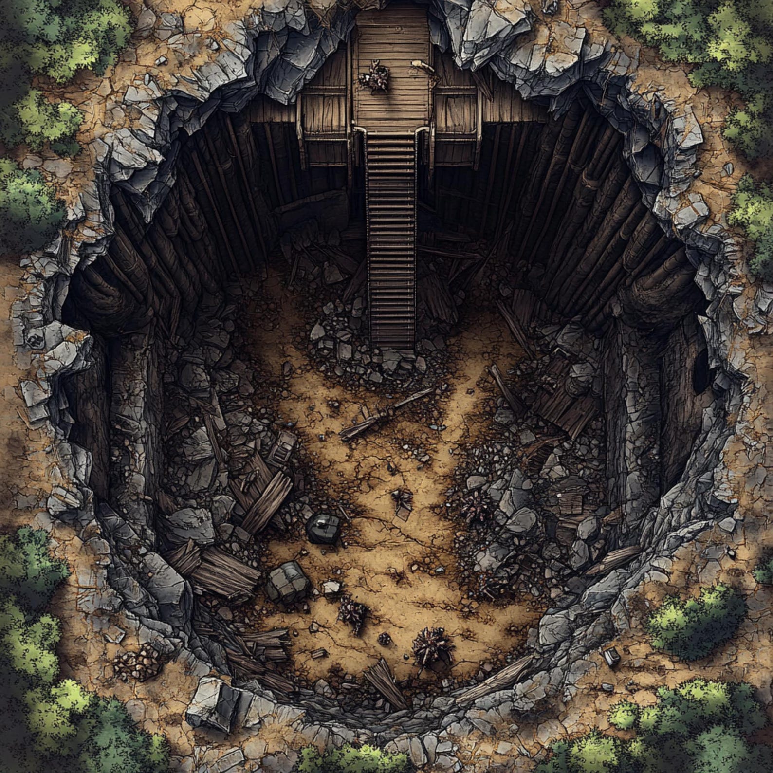 120+ Ambush Sites Battlemap Bundle, RPG Battle Grids, D&D, Tabletop ...