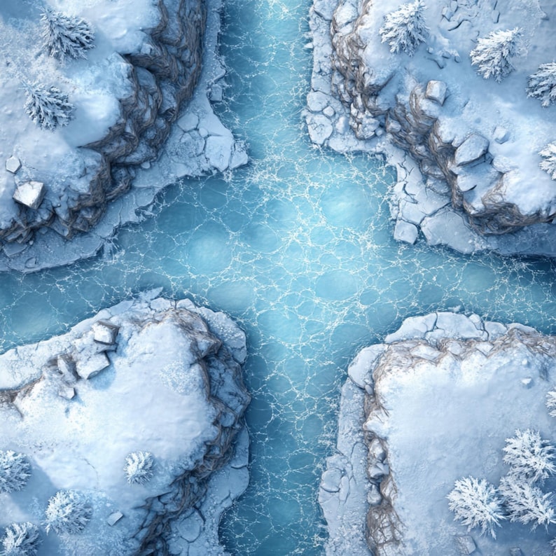 210+ Frozen World Battlemap Bundle, RPG Battle Grids, D&D, Tabletop ...