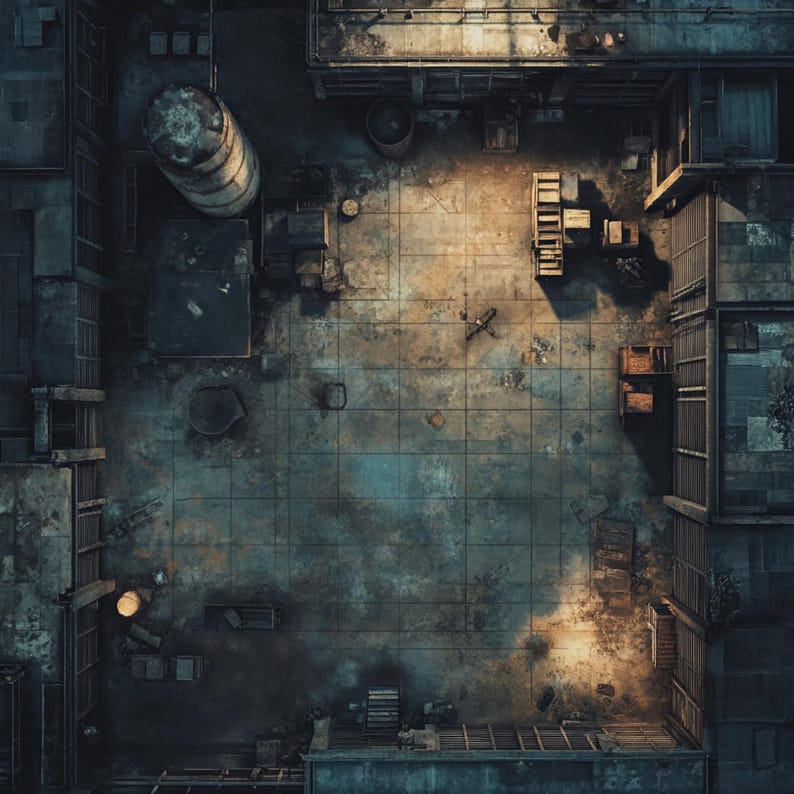 100+ Urban Survival Battlemap Bundle, RPG Battle Grids, D&D, Tabletop ...