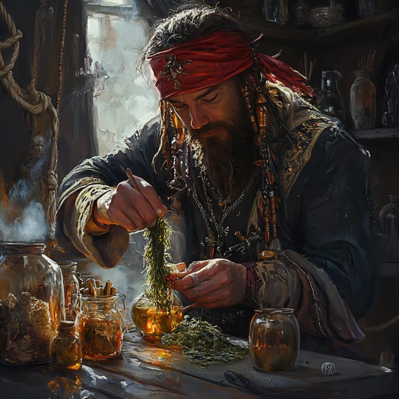 90+ Pirate Character Design Bundle, Digital Art, Swashbucklers ...