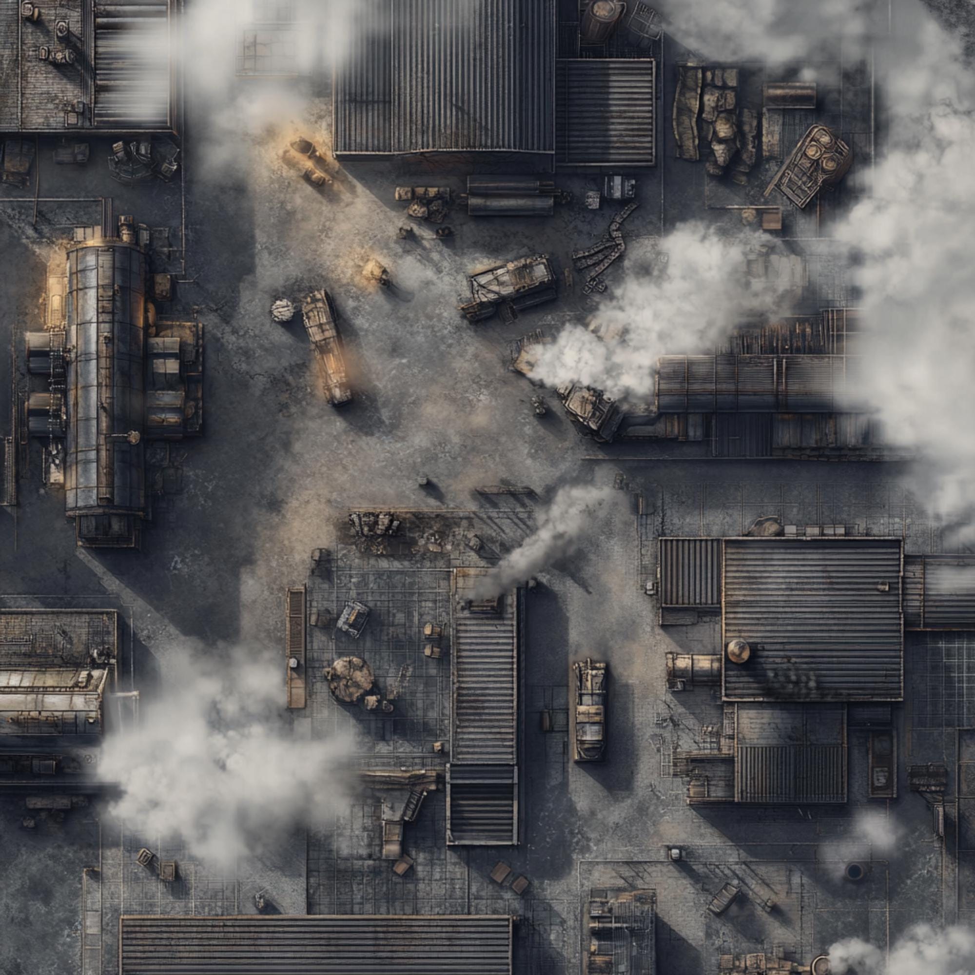 100+ Urban Survival Battlemap Bundle, RPG Battle Grids, D&D, Tabletop ...