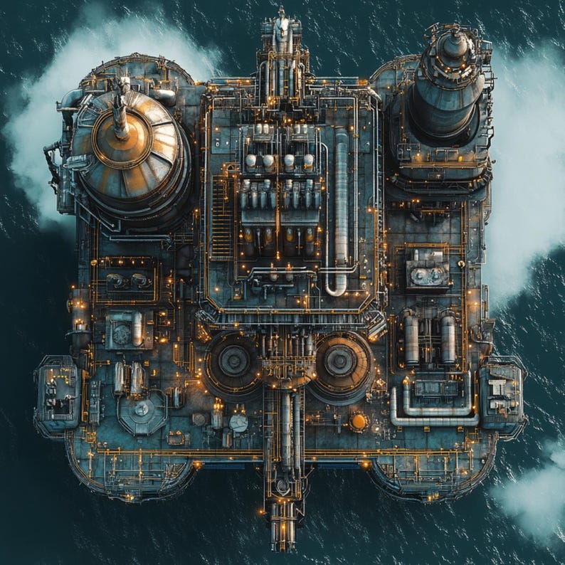 110+ Futuristic Battlemap Bundle, Sci-fi RPG Grids, Cyberpunk Maps ...