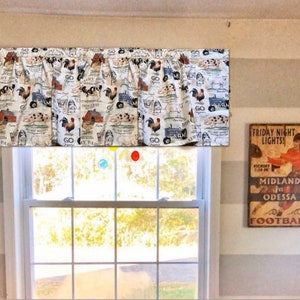 Cow Pig Farm, Farmhouse Valance, 42w 14/15l, Country Decor, Wedding ...