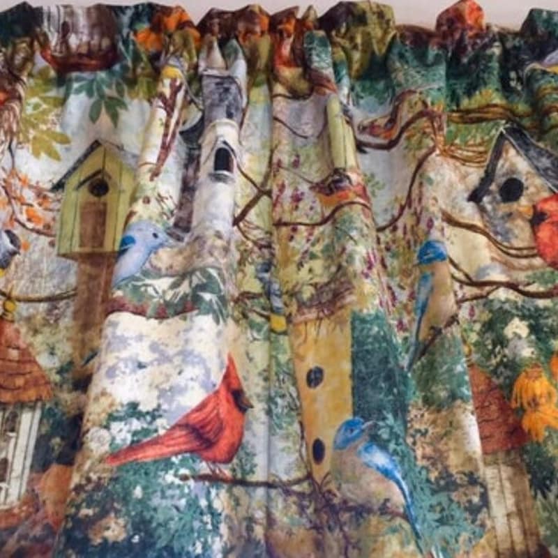 Bird Curtains - Etsy