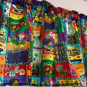 Classroom Valance Teacher Gift Idea Red Blue Green Yellow - Etsy