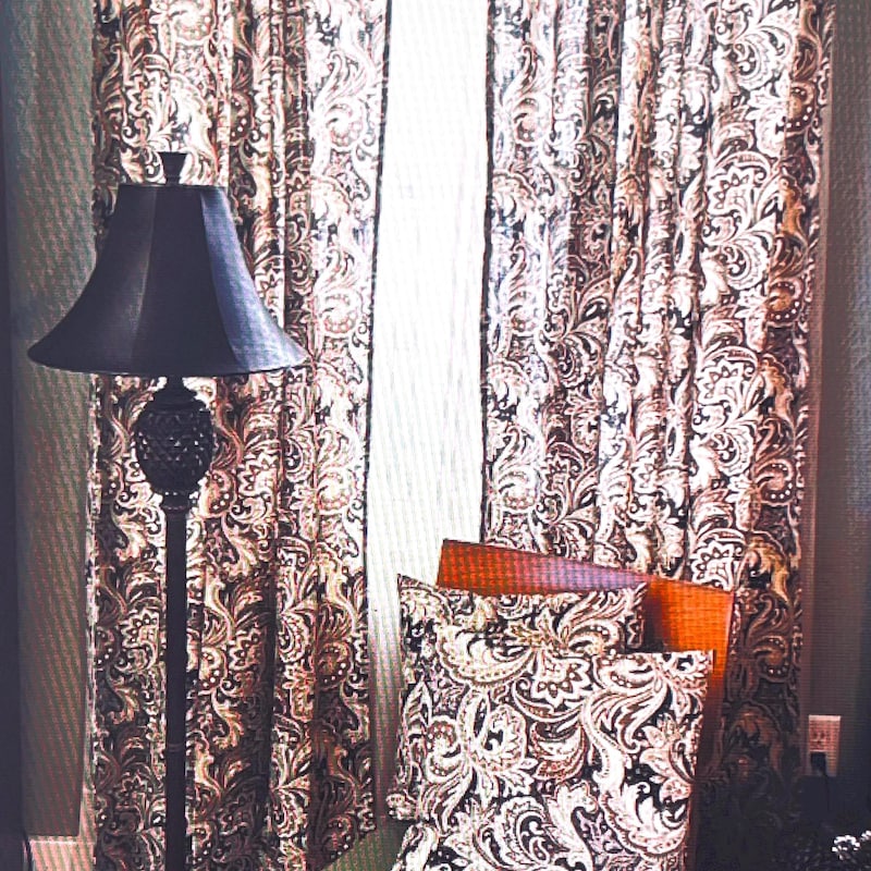 Paisley Curtains - Etsy