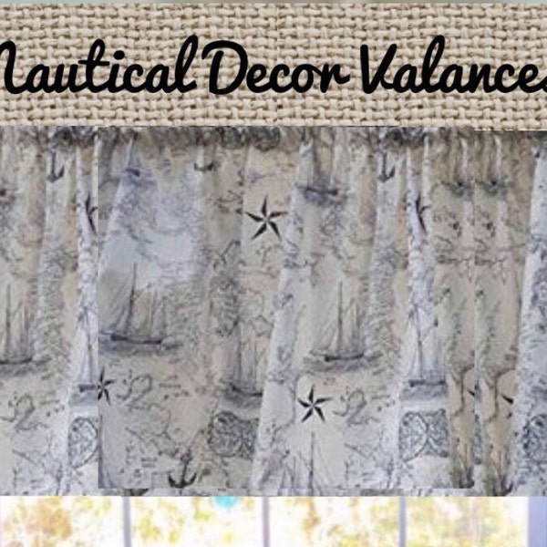 Nautical Valance - Etsy