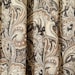 Curtains Made From Rustic Paisley Curtain Panels, Khaki Brown and Black ...