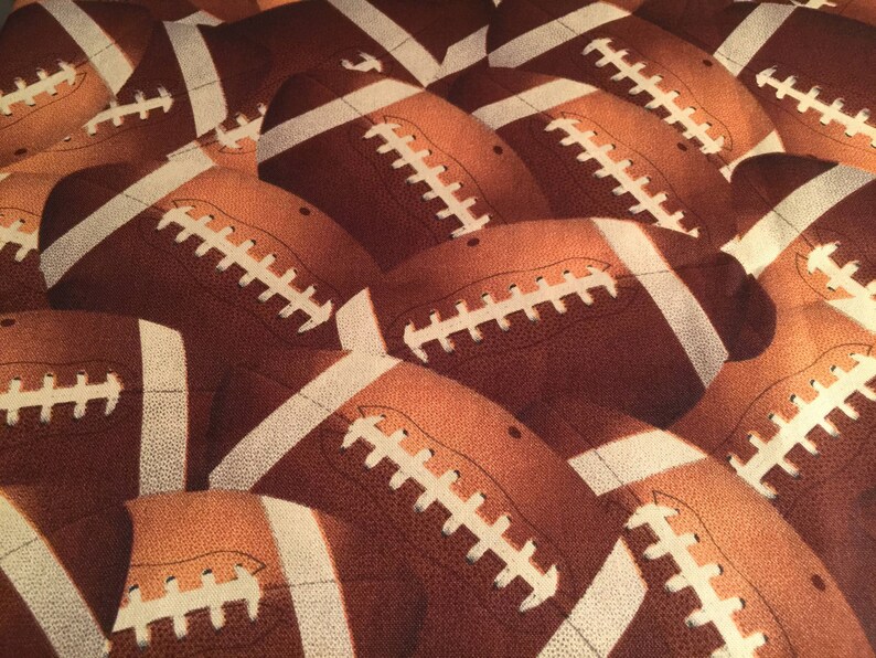 Football Window Valance: Man Cave Sports Decor (43"w X 15"l) - Etsy