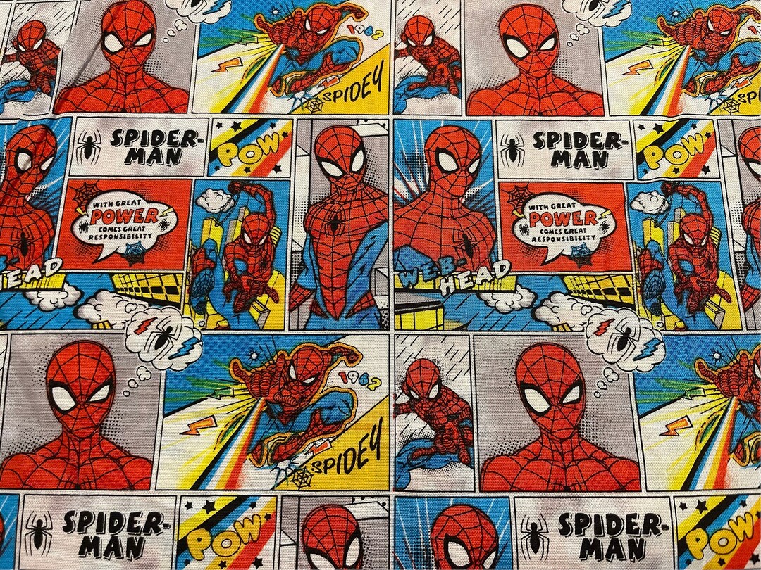 Spiderman Table Runner Unlined Hemmed Edges Dresser Scarf Decoration ...