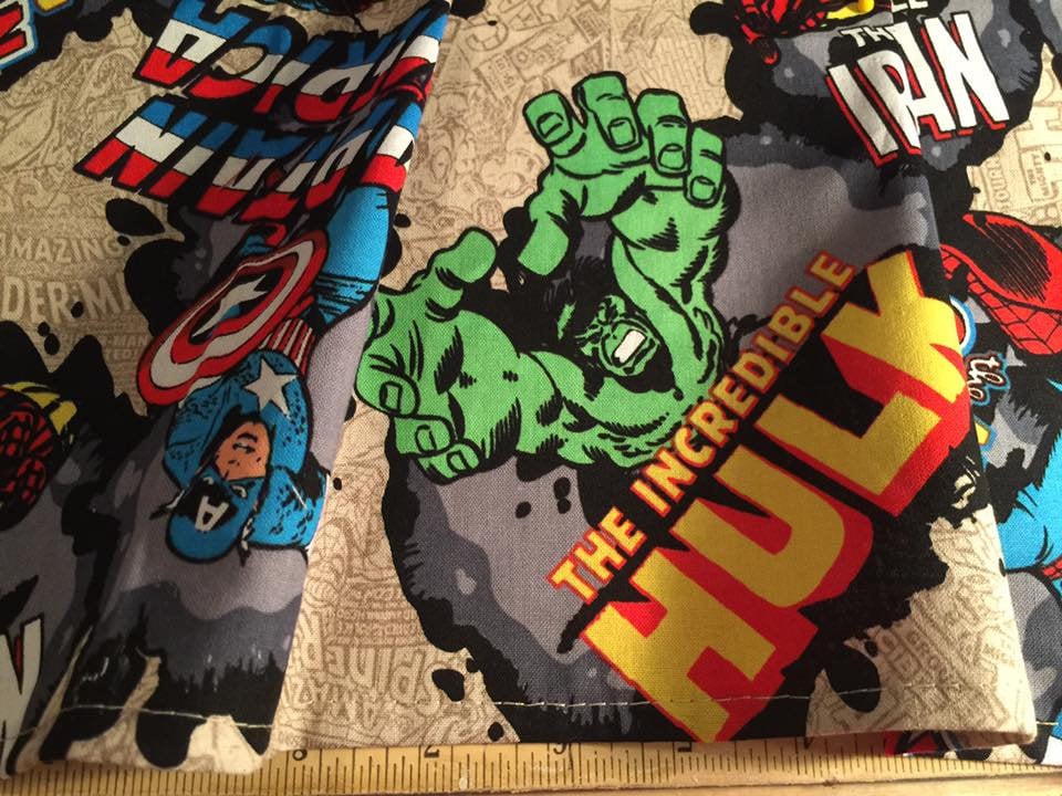 Superhero Window Curtain Valance Hulk Spiderman Ironman Custom | Etsy