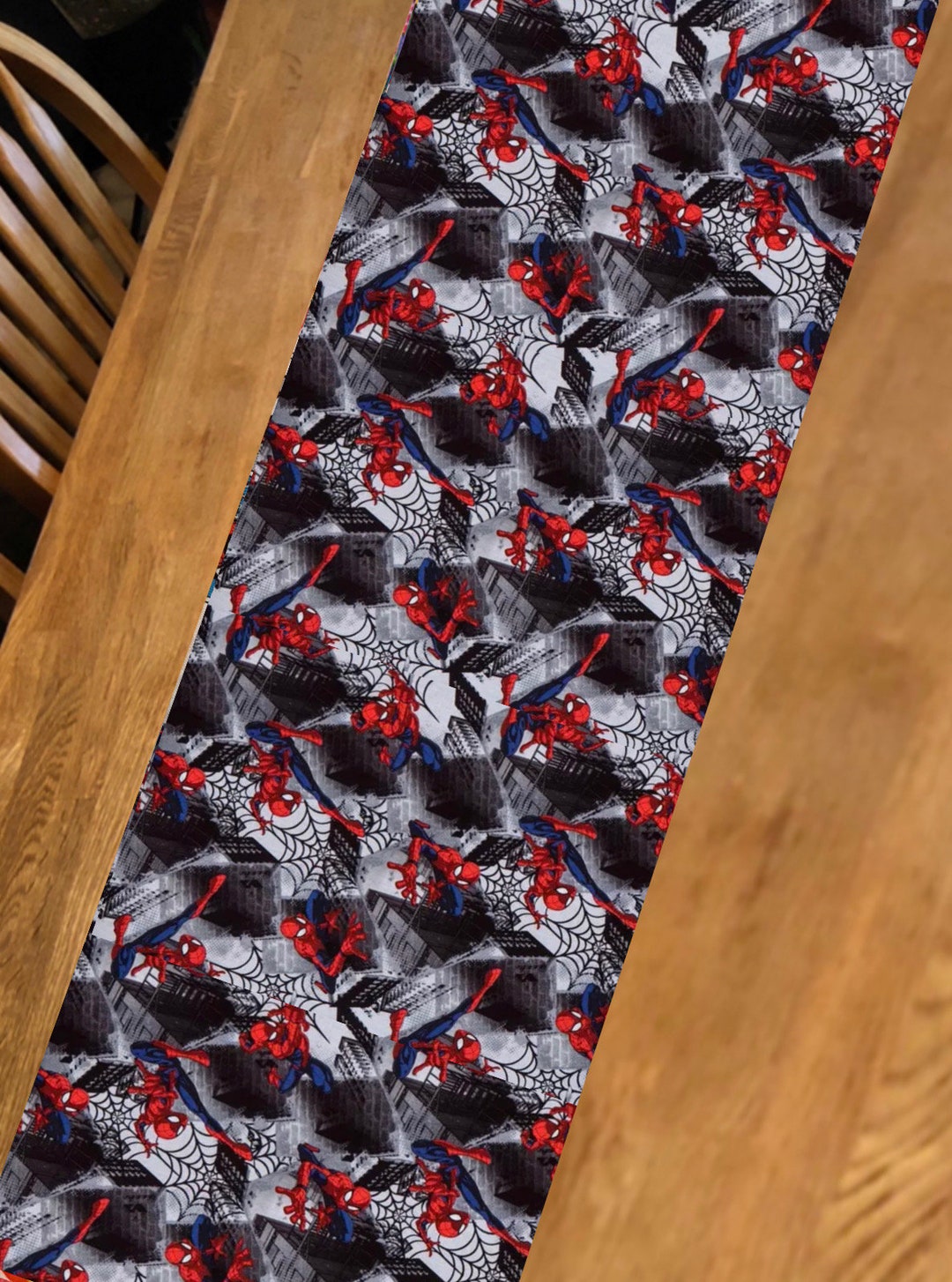 Spiderman Table Runner: Superhero Party Decoration, 14"w X 40"l - Etsy