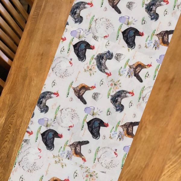 Rooster Table Runner - Etsy