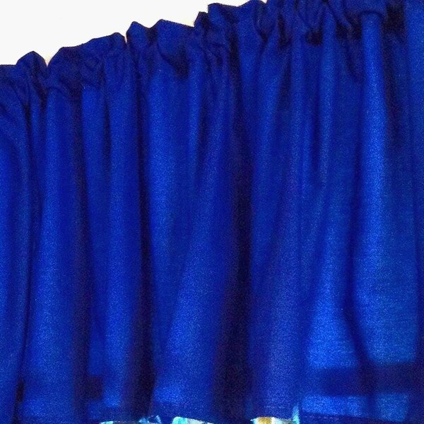 Blue Valances - Etsy