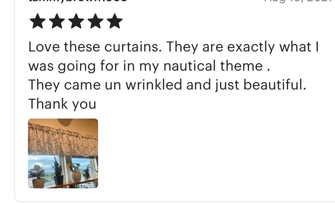 Map Valance Window Curtain Nautical Map Cotton 43w X - Etsy