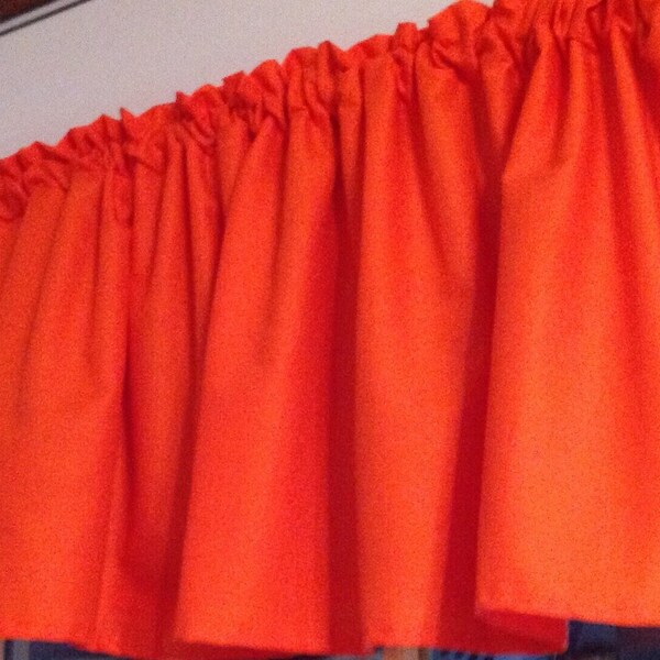 Orange Valance - Etsy