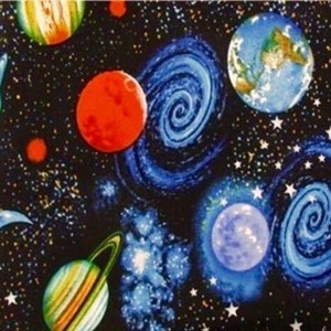Space Planets Curtain Panels: Solar System Decor, Set of 2 - Etsy