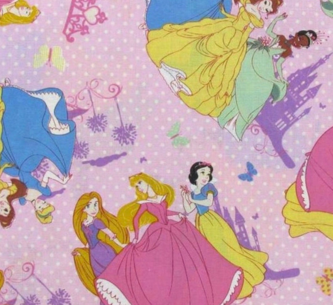 Pink Princess Curtain Panels With Tiebacks 43"wide X 24"l or 36"l or 45 ...