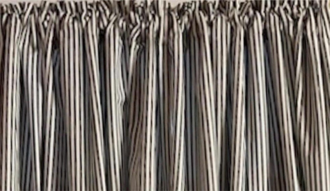 Grandmas Ticking Valance: Black Stripes & Cream Handmade Farmhouse ...