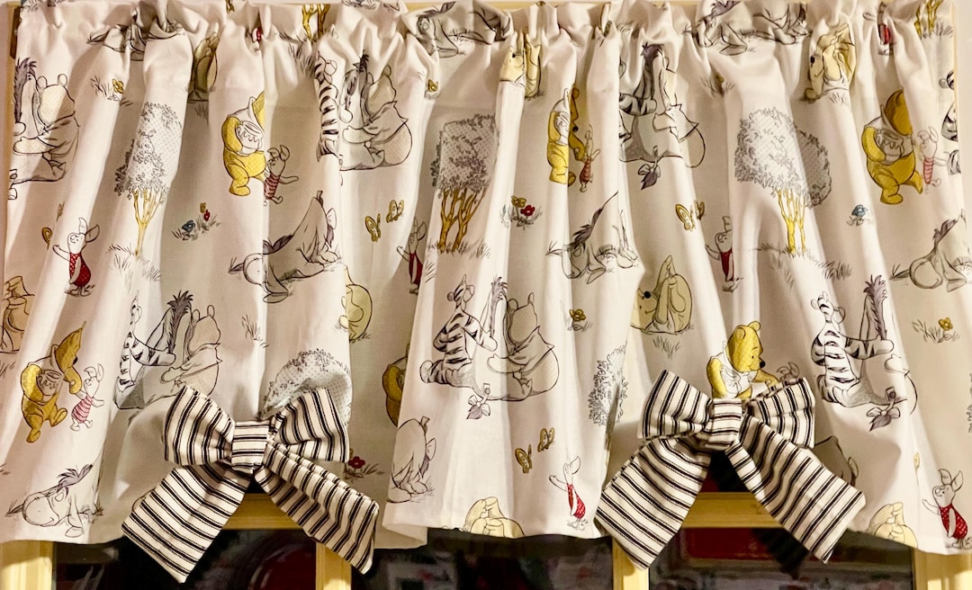 Baby Nursery Valance Pooh Togetherish Toddler Window Curtain Valance ...