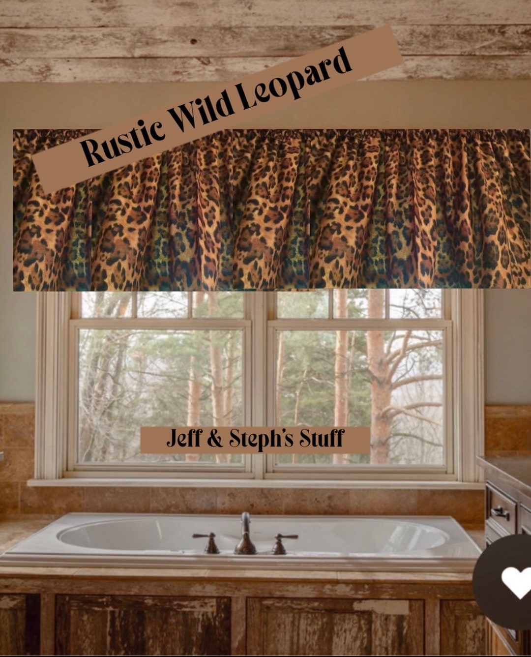 Wild Leopard Spots Safari Jungle Cheetah Print Black Brown Cotton ...