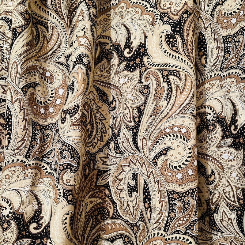 Paisley Curtains - Etsy