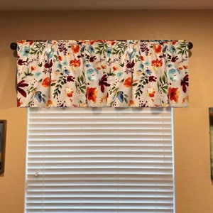 Rustic Leaves Willow Valance Woman Fabric 40"wx14l Fits Window up to 29 ...